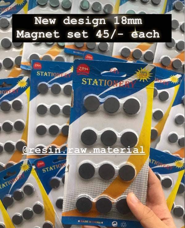 Magnet set (18mm) – Resin Raw Material