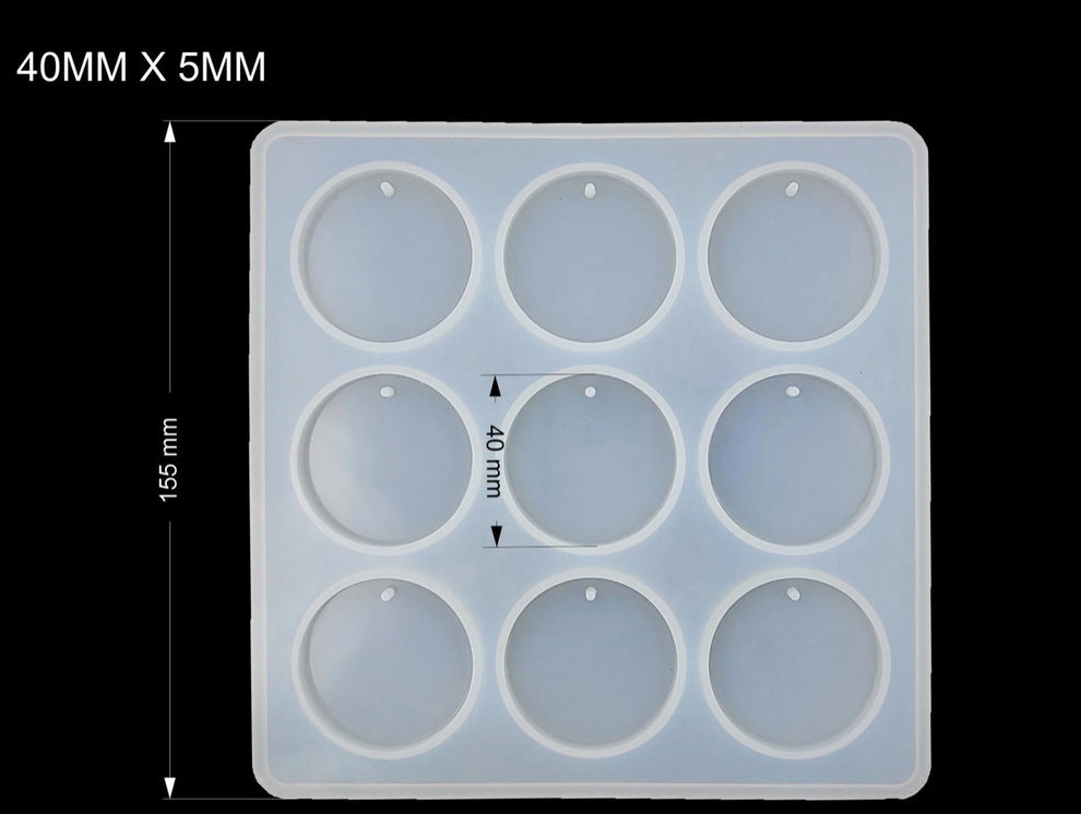 9 in 1 Keychain Mould – Resin Raw Material